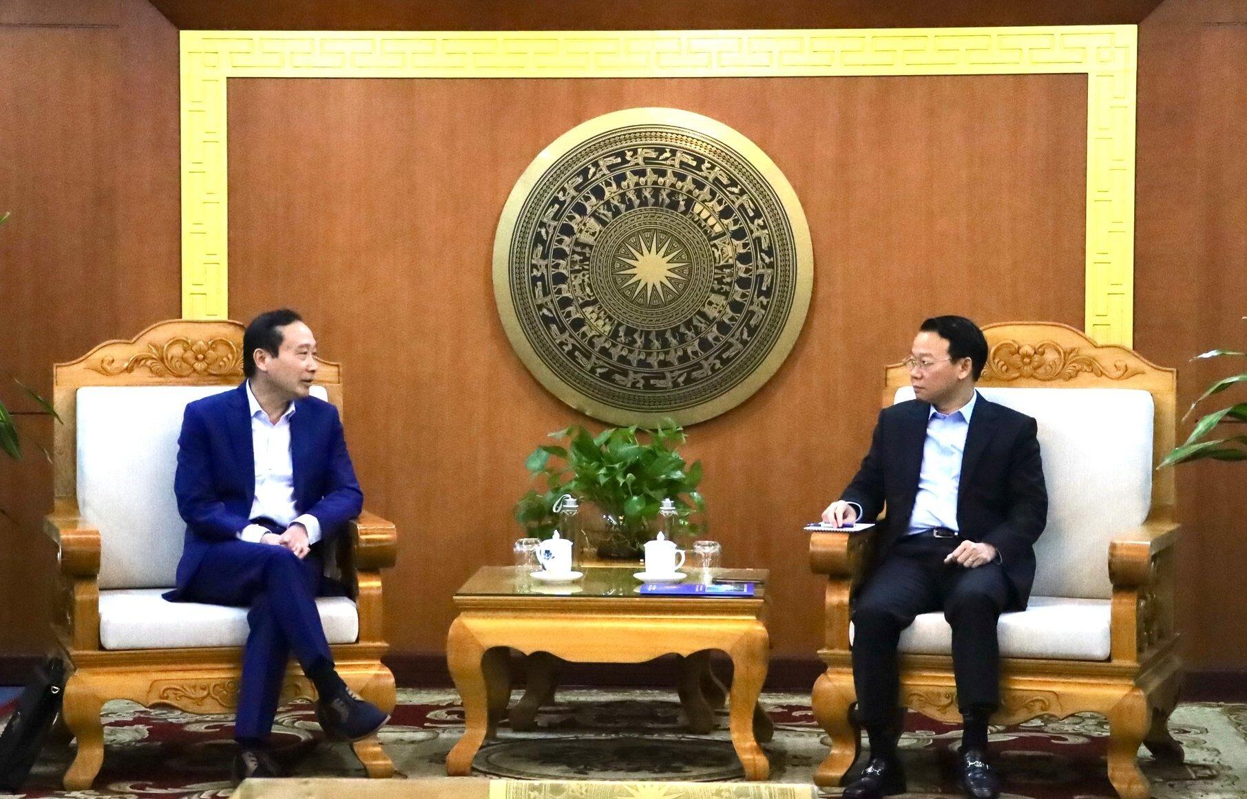 Bộ trưởng Đỗ Đức Duy làm việc với Đại sứ Việt Nam tại Vương quốc Bỉ